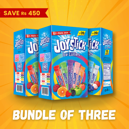 BUNDLE OF 3 BOXES (60 PCS) – Joystick Ice Lolly